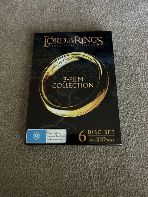 THE LORD OF The Rings Trilogy Theatrical Versions Edition Boxset DVD ...