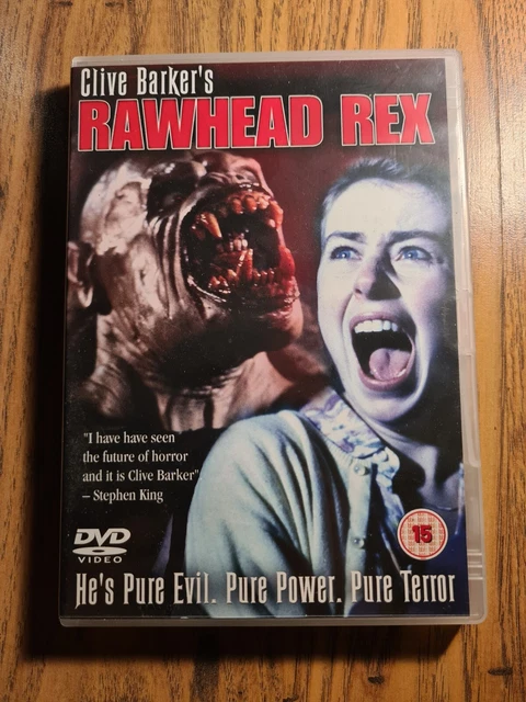 CLIVE BARKER'S RAWHEAD Rex Horror DVD Film David Dukes Kelly Piper ...
