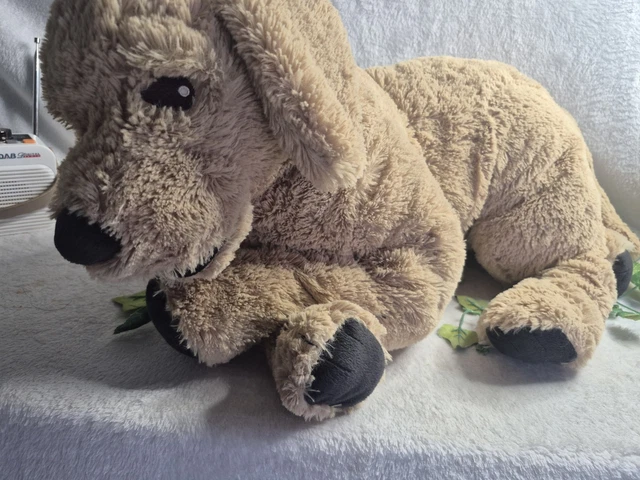 LARGE IKEA GOSIG Golden Retriever Tan Coloured Floppy Plush 70 CMS Long ...