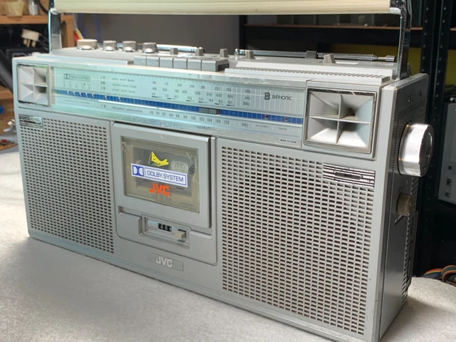 JVC RC-656 BOOMBOX. Vintage Radio Cassette. Refurb'd New belts. RC656 ...