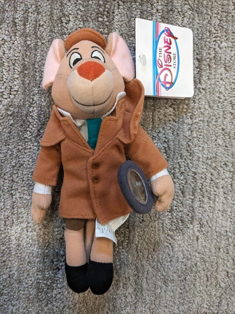 DISNEY GREAT MOUSE Detective Basil Bean Bag Plush Tagged! £19.00 ...