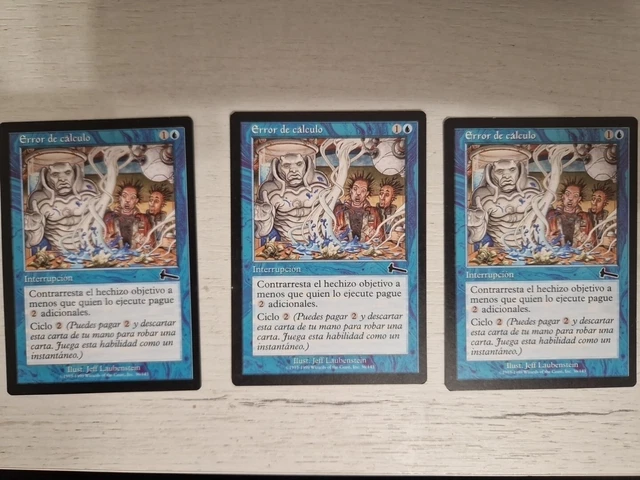 MTG ERROR DE Cálculo/Miscalculation Urzas Legacy EUR 2,00 - PicClick IT