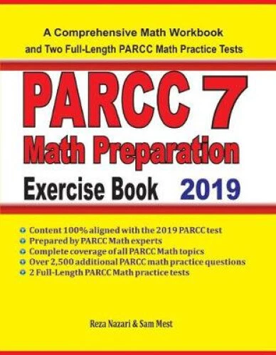 PARCC 7 MATH Preparation Exercise Book: A Comprehensive Math Workbook ...