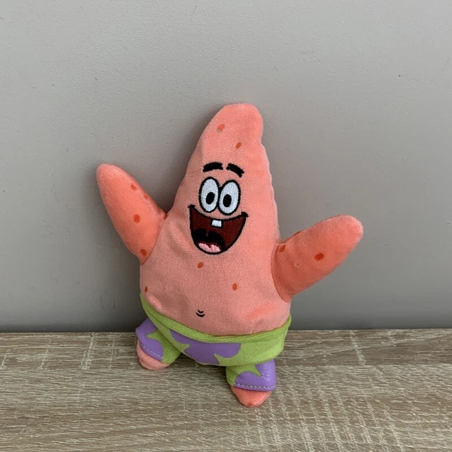 TY SPONGEBOB SQUAREPANTS Patrick Star Soft Toy Beanie 2004 £14.99 ...