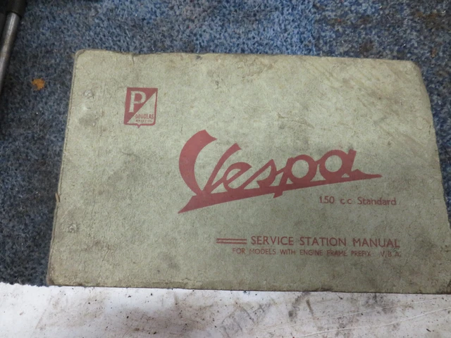 VESPA DOUGLAS SERVICE manual original £35.00 - PicClick UK