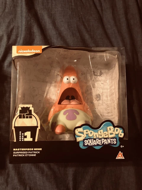 SPONGEBOB SCHWAMMKOPF MEISTERWERK Meme 8" Überrascht Patrick Serie 1 Figur EUR 9,21 - PicClick DE