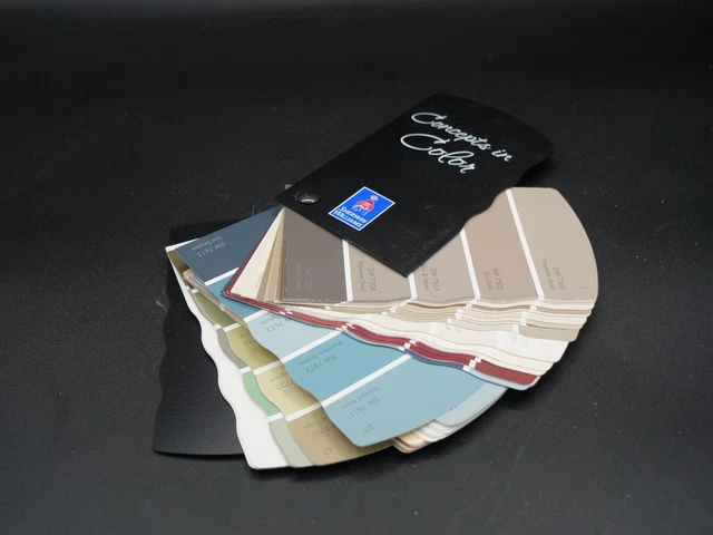 SHERWIN WILLIAMS CONCEPTS in Color Paint Swatch Fan Deck 2007 CS 1/07 ...