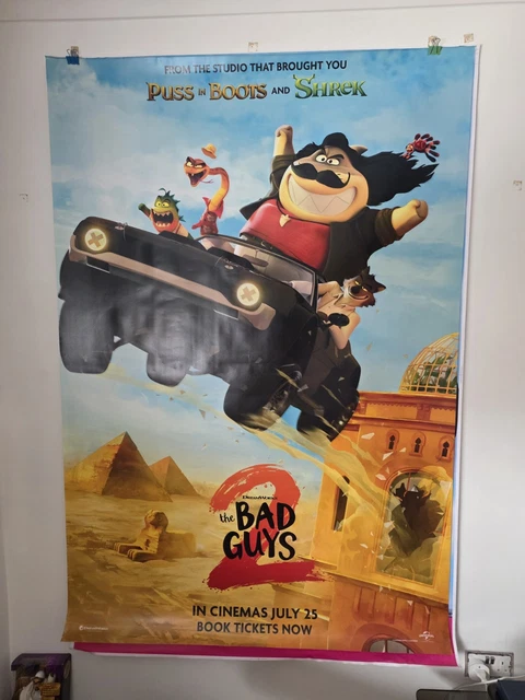 BUS STOP POSTER 6x4ft The BAD GUYS 2 £31.88 - PicClick UK