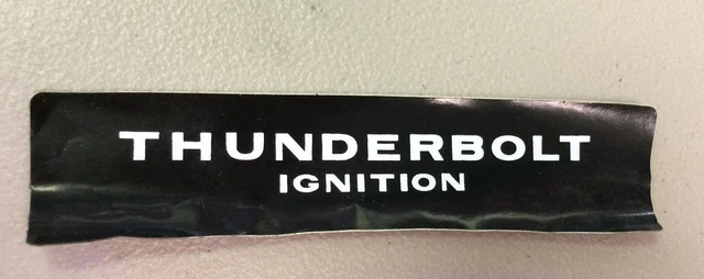 NEW MERCURY THUNDERBOLT Ignition Outboard Oem Decal, As Shown In ...