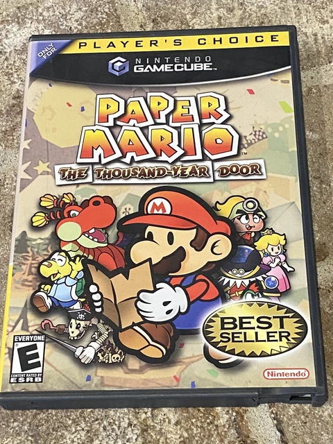 PAPER MARIO: THE Thousand-Year Door (Nintendo, 2004) Gamecube excellent ...