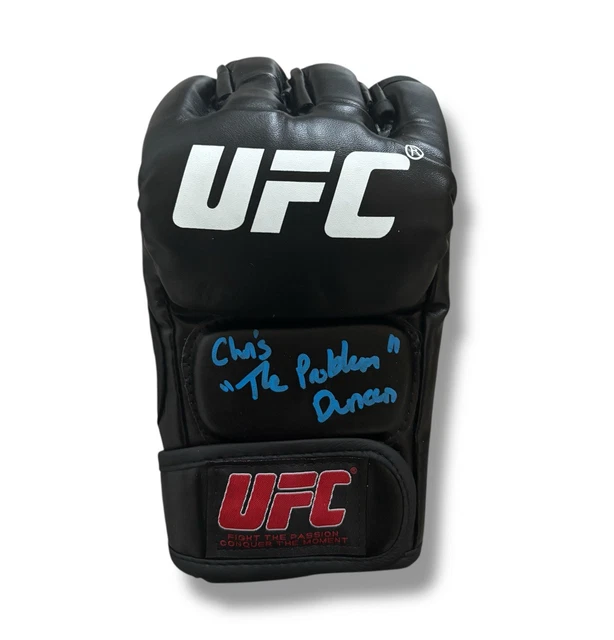 CHRIS DUNCAN SIGNED UFC Glove MMA COA Included £55.00 - PicClick UK