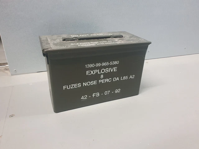 BRITISH ARMY 90S EMPTY ammuntiion box L85 A2 £100.00 - PicClick UK