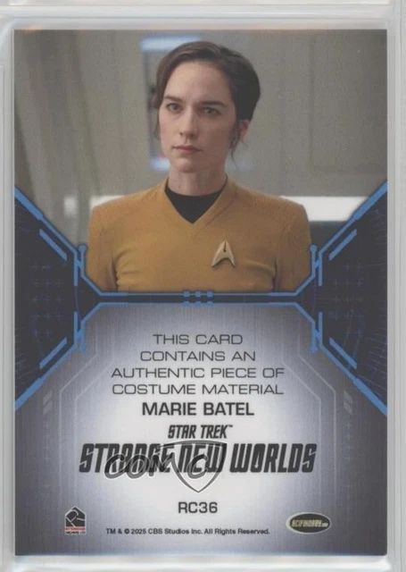 2025 RITTENHOUSE STAR Trek Strange New Worlds Season 2 Relics Marie ...