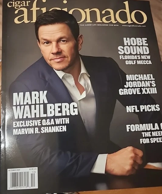 CIGAR AFICIONADO MAGAZINE October 2023 Mark Wahlberg Michael Jordan Nfl ...