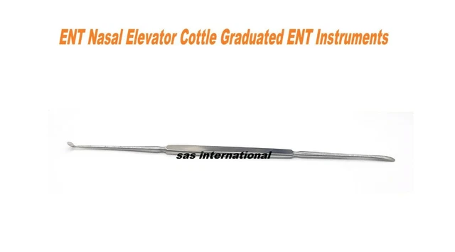 ENT NASAL ELEVATOR Cottle Instrumentos ENT graduados paquete de 2 ...