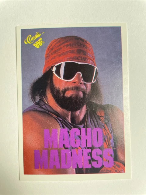 MACHO MAN RANDY Savage 1990 Classic Wrestling card #60 Macho Madness ...