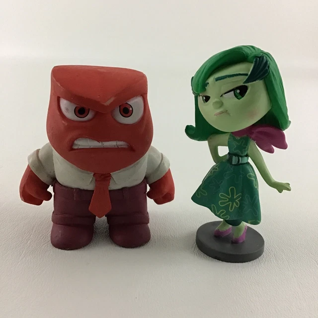 DISNEY PIXAR INSIDE Out Movie Anger Disgust Deluxe Collectible Toy ...