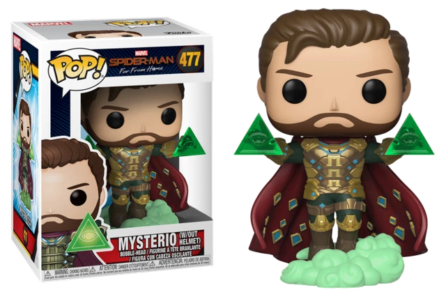 SPIDER-MAN: FAR FROM Home - Mysterio Unmasked Pop! Vinyl Figure 477 EUR ...