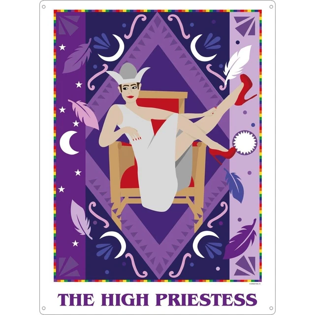 DEADLY TAROT - Plaque THE HIGH PRIESTESS (GR6954) EUR 16,94 - PicClick FR