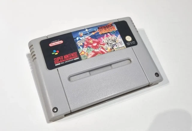 SUPER SMASH TV SNES Super Nintendo UK Pal Cart Only £15.99 - PicClick UK
