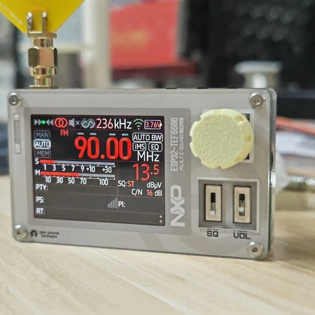 RADIO DIY FM Radio ESP32 Récepteur Radio FM/LW/MW/SW Écran IPS 2.0 ...