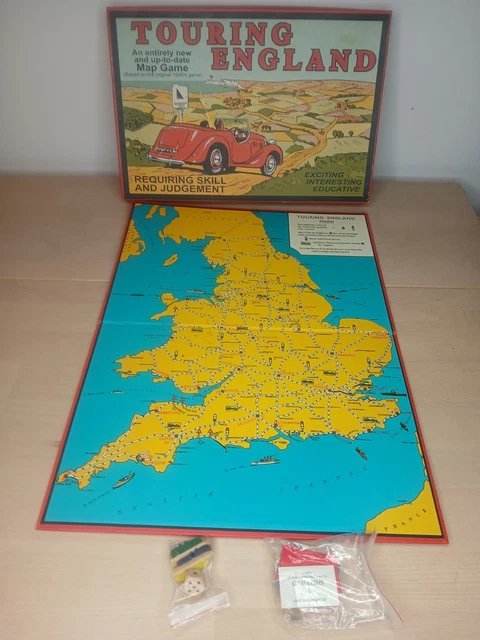 TOURING ENGLAND MAP Board Game Retro 1930s Range 2007 Complete £12.03 ...