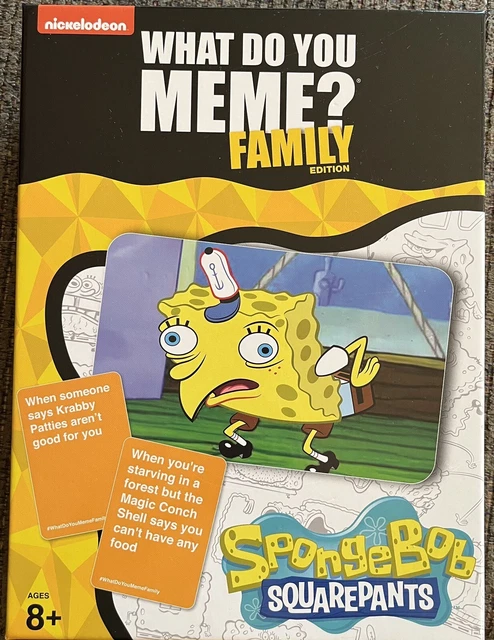 NICKELODEON WHAT DO You Meme? SpongeBob SquarePants Family Edition Card ...