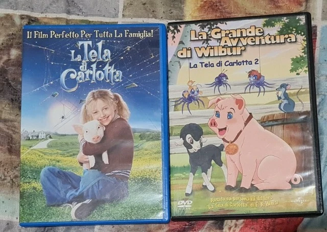 DVD LA TELA DI CARLOTTA E LA GRANDE AVVENTURA DI WILBUR....leggere EUR ...