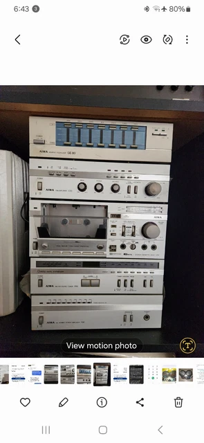 VINTAGE AIWA MINI Component System (5 Pcs.).. End Soon... $300.00 ...