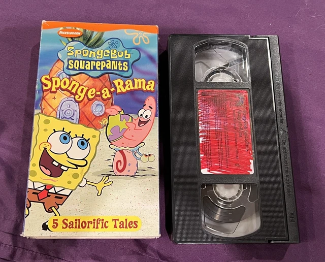 SPONGEBOB SQUAREPANTS: SPONGE-A-RAMA VHS 2003 Nickelodeon 5 Episodes ...