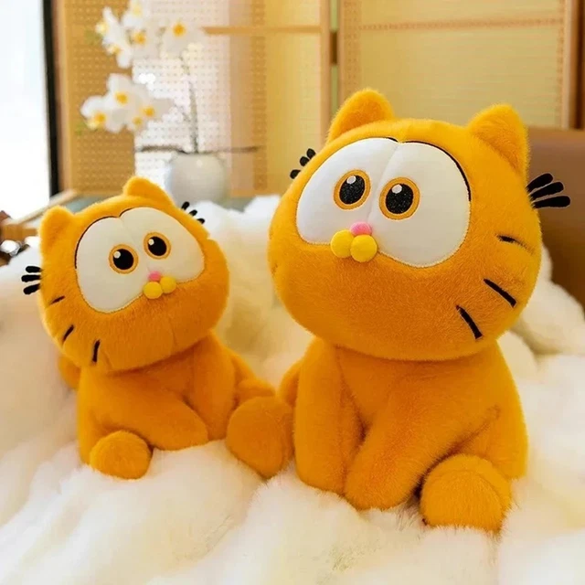GARFIELD PLUSH SOFT Toy Cartoon Anime Cat Stuffed Doll Gift Home Decor ...