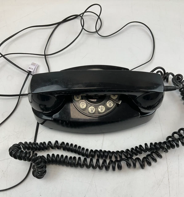 VINTAGE BLACK PRINCESS Rotary Dial Telephone Retro Home Decor £9.99 ...