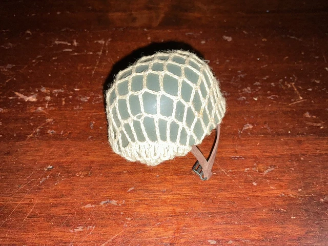 VINTAGE 1/6 SCALE Dragon Blue Box Action Man Helmet 1 Chin Strap Rare £ ...