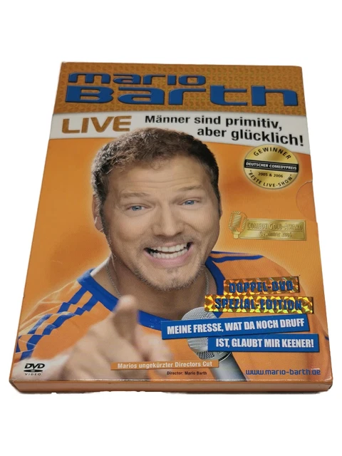 MARIO BARTH MÄNNER sind primitiv aber glücklich DVD Live Comedy Show ...