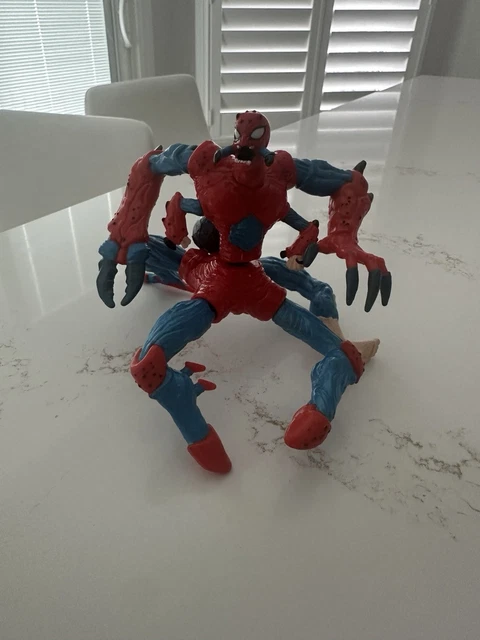 SPIDER-MAN ANIMATED SERIES, Web Trap Monster Spider 5.5" figure, 1997 ...