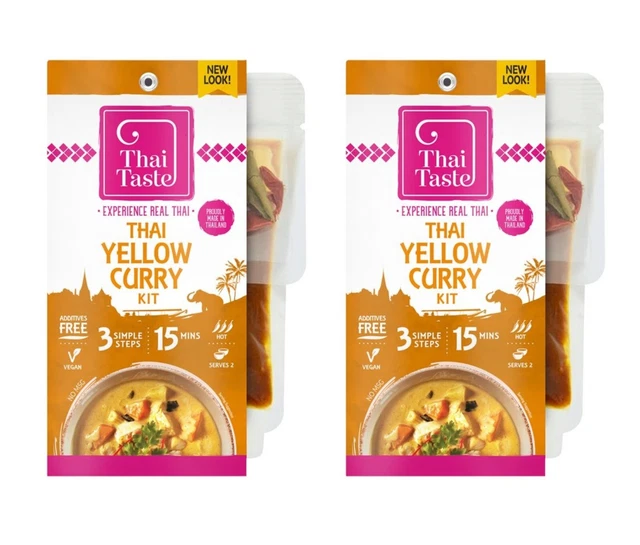THAI TASTE EASY Thai Yellow Curry Meal Kit 224g PACK OF 2 $26.79 ...