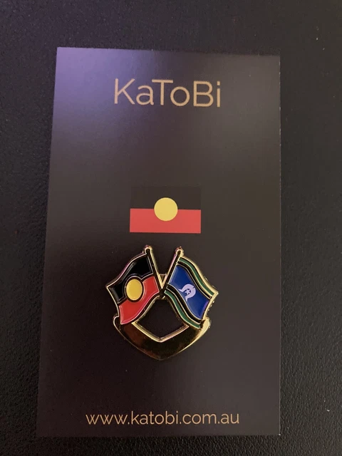 ABORIGINAL & TORRES Strait Island Indigenous Australian FLAG pin badge ...