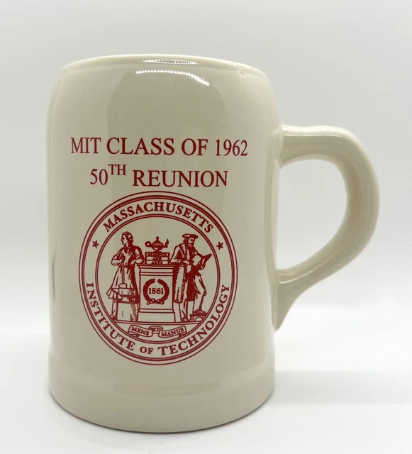 MIT CLASS OF 1962 50th Reunion Ceramic Stein Mug $44.99 - PicClick