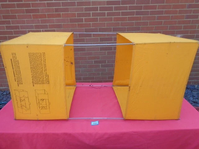 GIBSON GIRL RAF Air Ministry USAAF WW2 Air-Sea Rescue Box Kite in Good ...