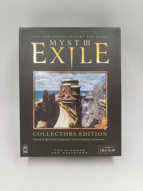 MYST III EXILE Collectors Édition Big Box Ubisoft Jeux Vidéo Rétro ...