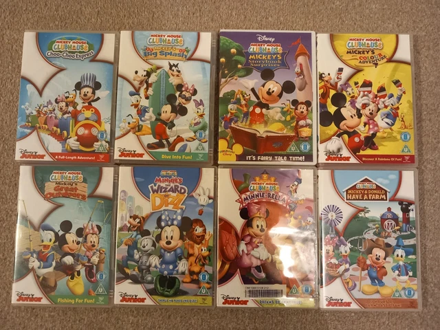 BUNDLE MICKEY MOUSE Clubhouse Dvds 8 Dvds £8.99 - PicClick UK