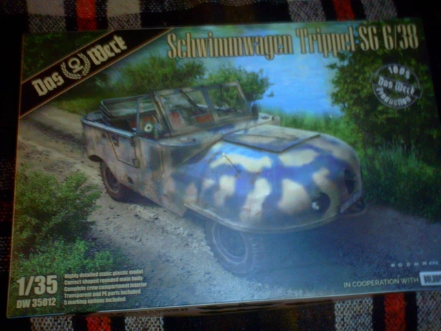 DAS WERK 1/35 Scale Wwii German Schwimmg Trippel Sg6 Amphibious Veh EUR ...