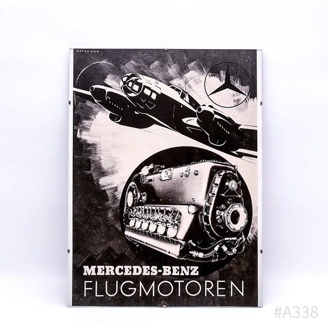 ORIGINAL ADVERTISING WALTER Gotschke Mercedes-Benz aircraft engines ...
