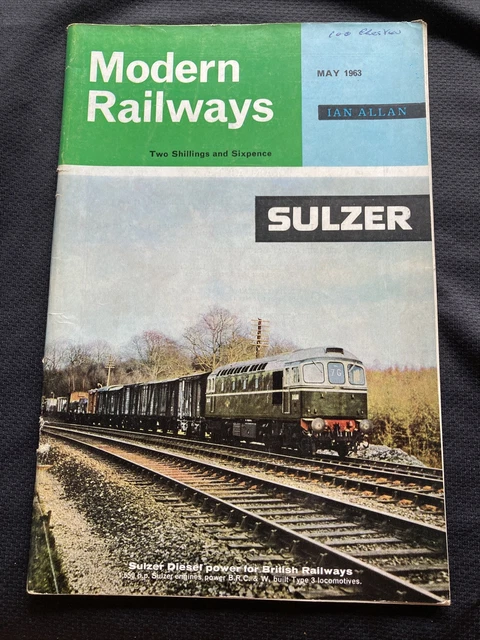 1963 IAN ALLAN Modern Railways Train Transport Magazine - May 1963 No ...