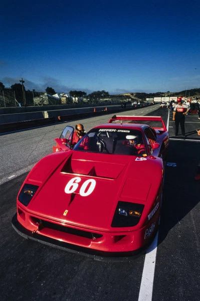 JEAN ALESI, FERRARI France, Ferrari F40 IMSA 1989 Old Motor Racing ...