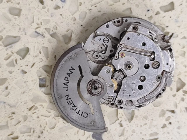 VINTAGE CITIZEN 8110A Chronograph Incomplete Movement Used £88.85 ...