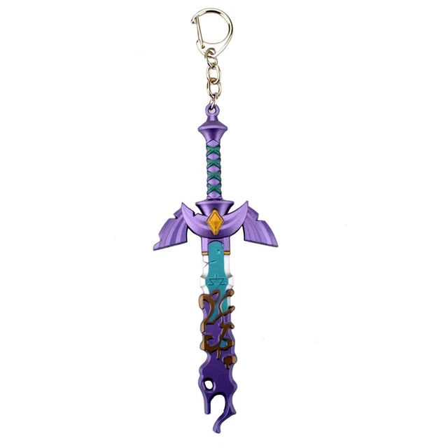 THE LEGEND OF Zelda Tears Of The Kingdom Link Master Sword KeyChain ...