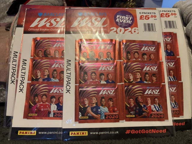 PANINI BARCLAYS WOMEN'S Super League WSL 2026 Official Stickers ...