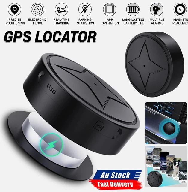 MINI MAGNETIC GPS Tracker Magnetic Tracking Device Anti-theft Real Time ...
