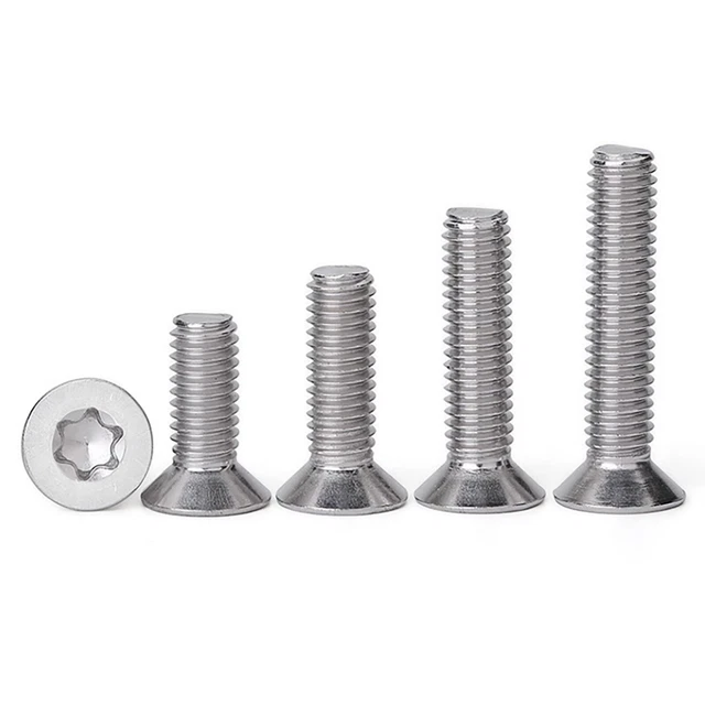 M3 M4 M5 M6 M8 A2 Stainless Torx Countersunk Machine Screws Six Lobe DIN 965 $2.34 - PicClick AU